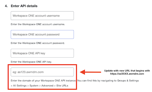 How does the updated Workspace ONE UEM REST API affect Duo Trusted Endpoints?