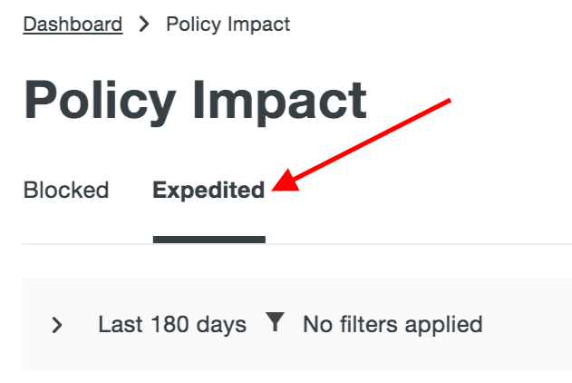 Guide to reading the Policy Impact report in the Duo Admin Panel