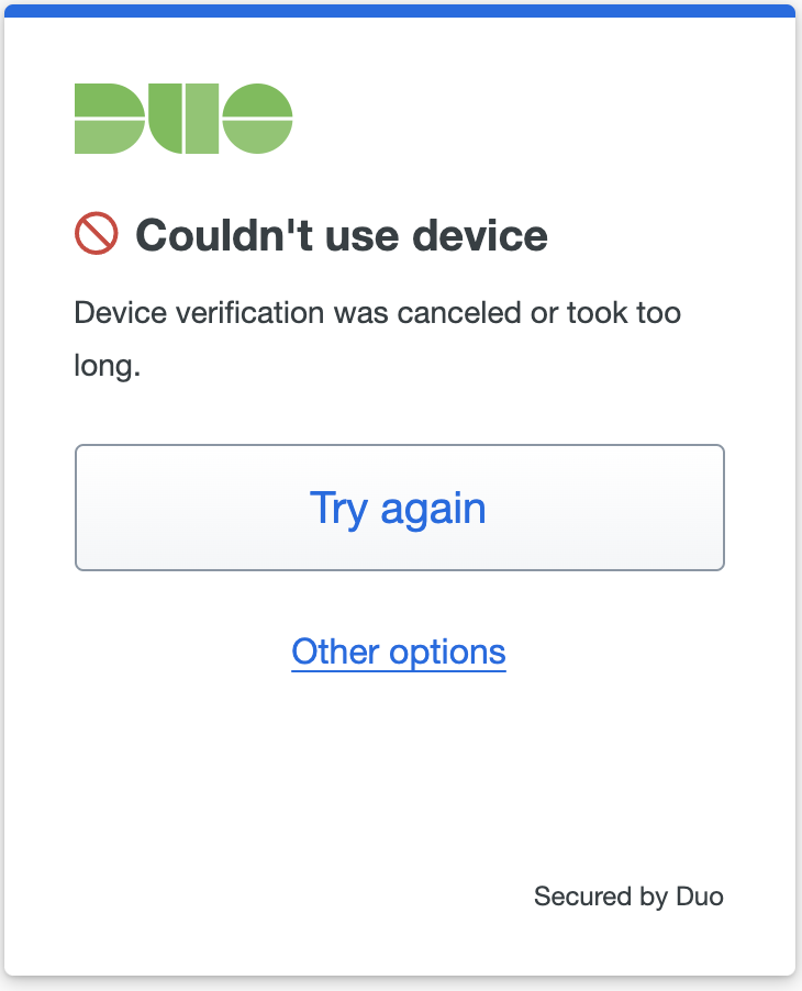Why am I seeing the errors "Your identity couldn't be verified," "Authentication failed," or ...