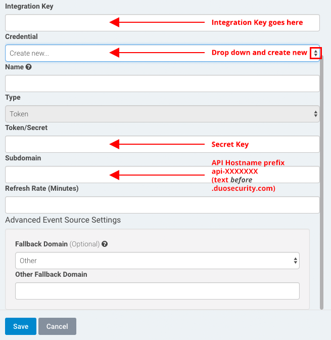 Can I configure Rapid7 InsightIDR to pull information from Duo using Admin API?