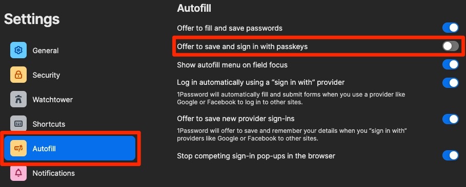 How do I resolve issues using WebAuthn authentication methods for Duo and 1Password’s browser ...