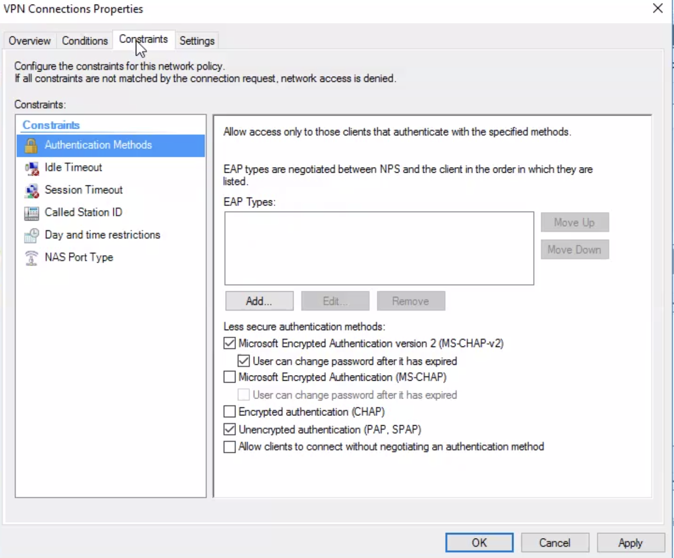 How do I resolve the error "Primary credentials rejected" in the Authentication Proxy log when ...